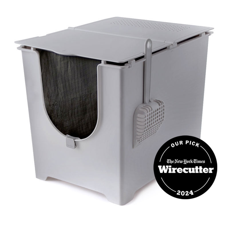 Flip Top Litter Box With Lid | Litter Box With Cover | Modkat