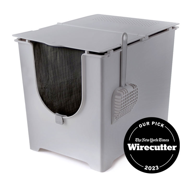 Flip Top Litter Box With Lid | Litter Box With Cover | Modkat