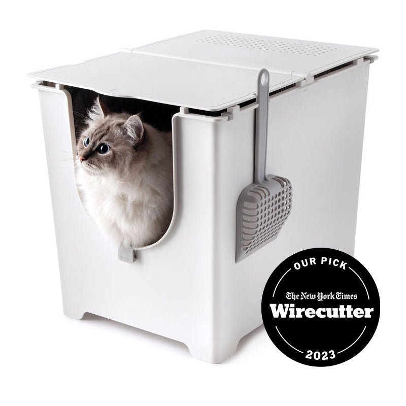 Flip Top Litter Box With Lid | Litter Box With Cover | Modkat